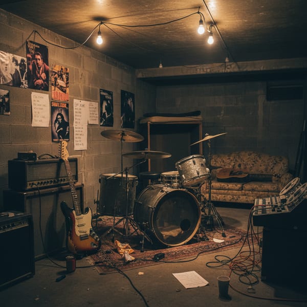 U.S. Garage Band Culture and Basement Recording Studios - Triviatry
